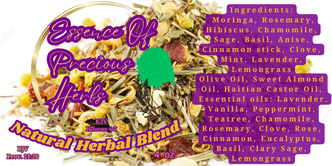 Natural Herbal Blend Oil – Essence Of Precious Herbs LLC